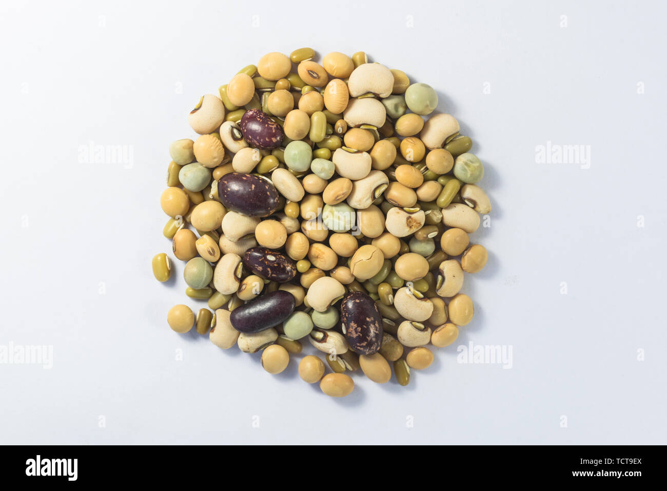All kinds of beans mixed together Stock Photo - Alamy
