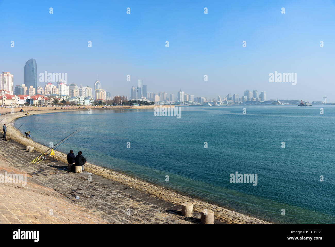 Qingdao city scenery Stock Photo - Alamy