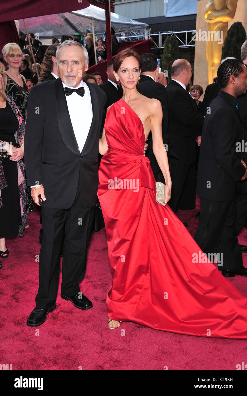 LOS ANGELES, CA. February 24, 2008: Dennis Hopper & Victoria Duffy at ...