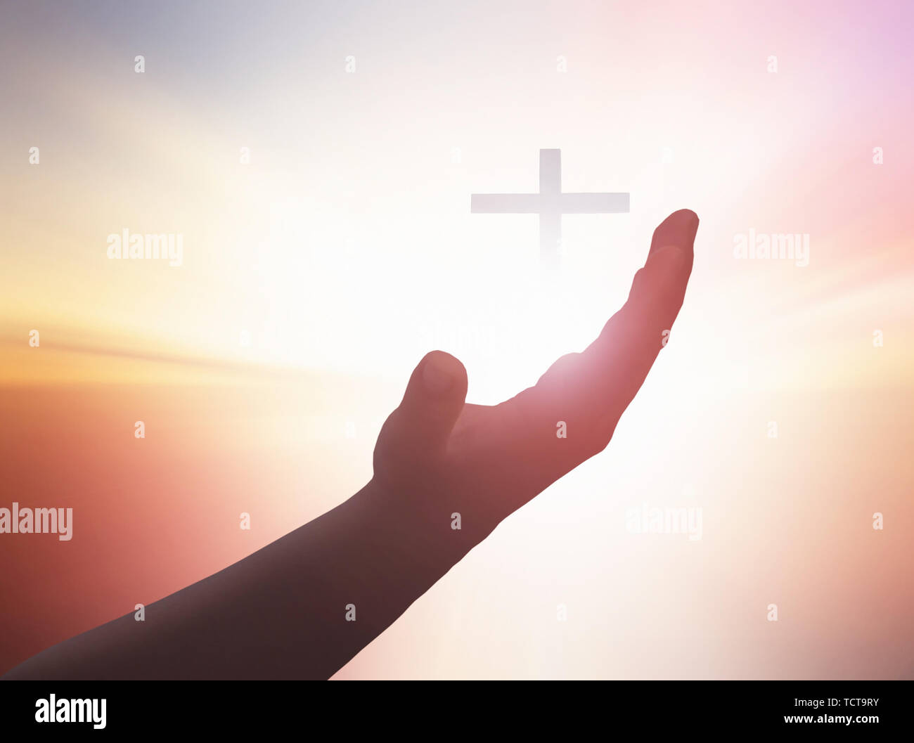 The hand of Christ Jesus Stock Photo - Alamy