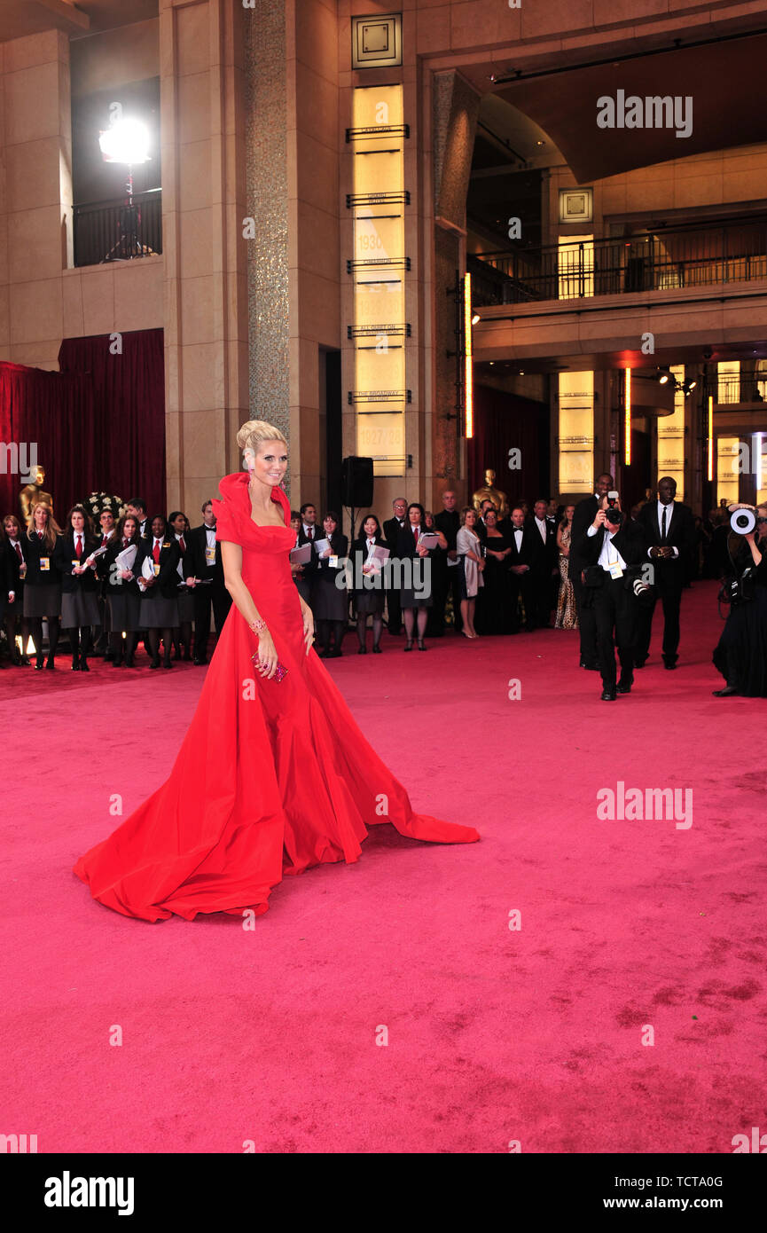 LOS ANGELES, CA. February 24, 2008: Heidi Klum at the 80th Annual ...