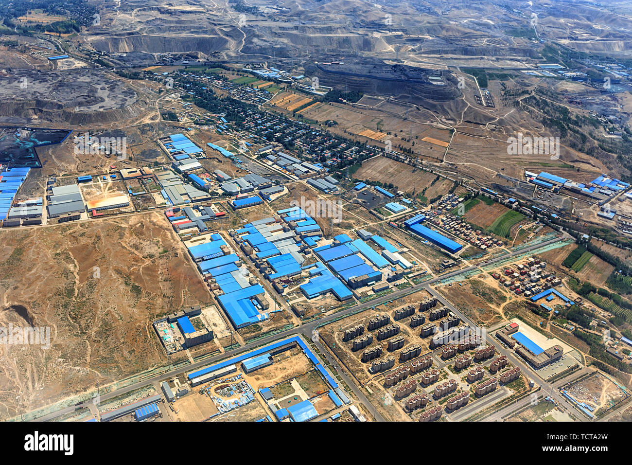 Chongqing-Xinjiang, aerial shooting Stock Photo - Alamy