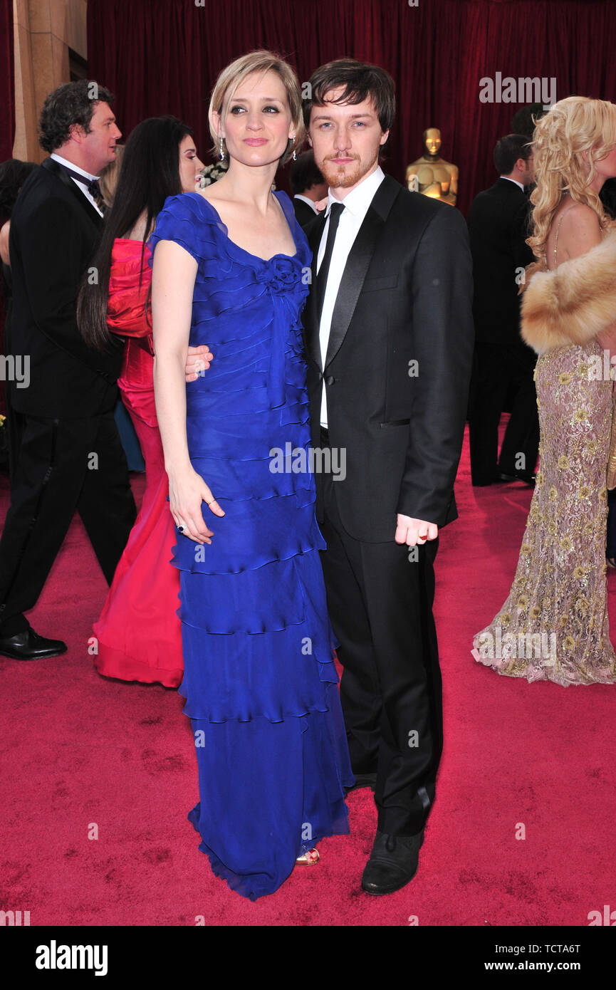 LOS ANGELES, CA. February 24, 2008: James McAvoy & Anne-Marie Duff at ...