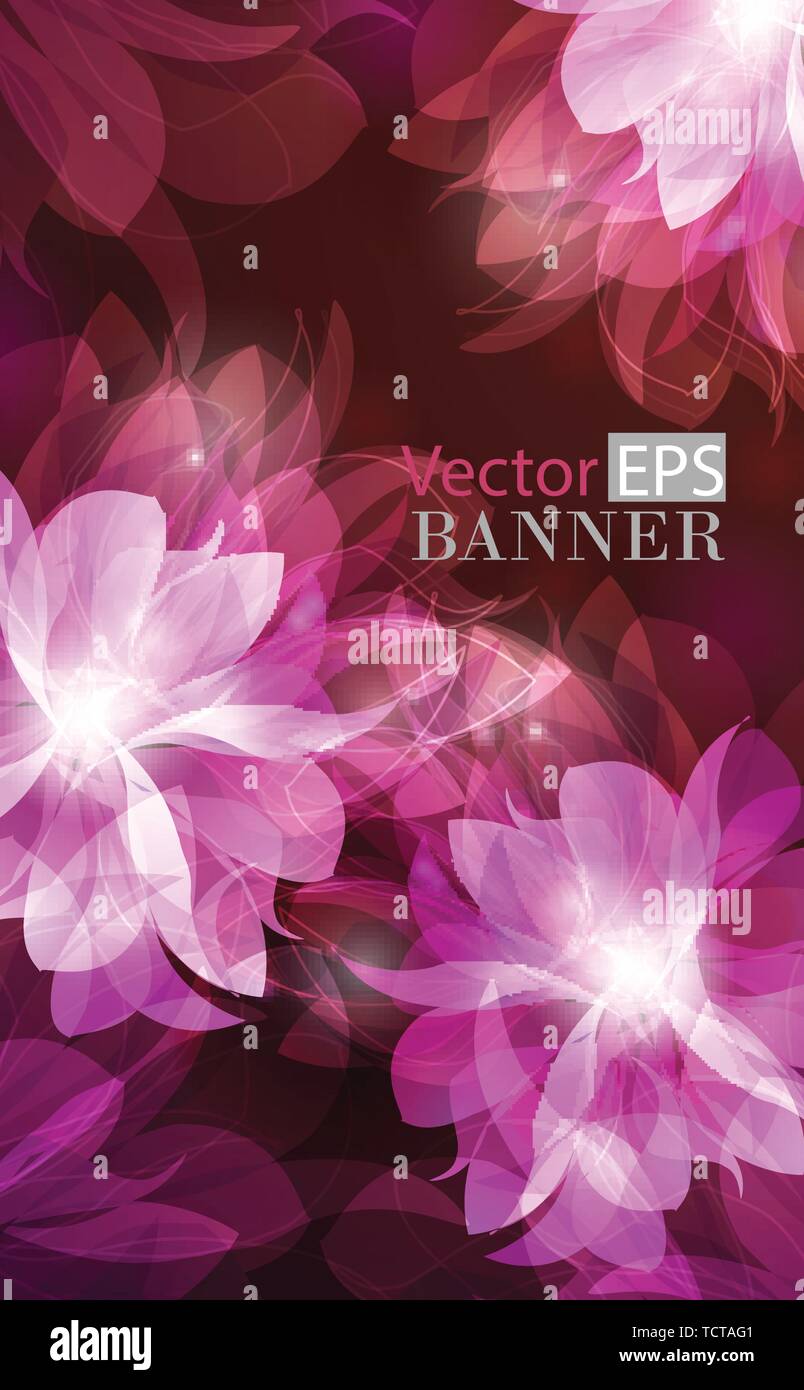 Abstract colorful background with flowers Stock Vector Image & Art - Alamy