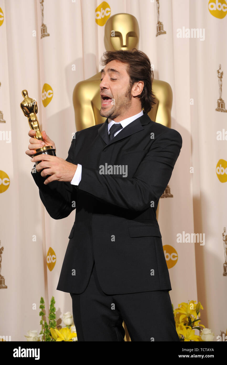 LOS ANGELES, CA. February 24, 2008: Javier Bardem at the 80th Annual ...