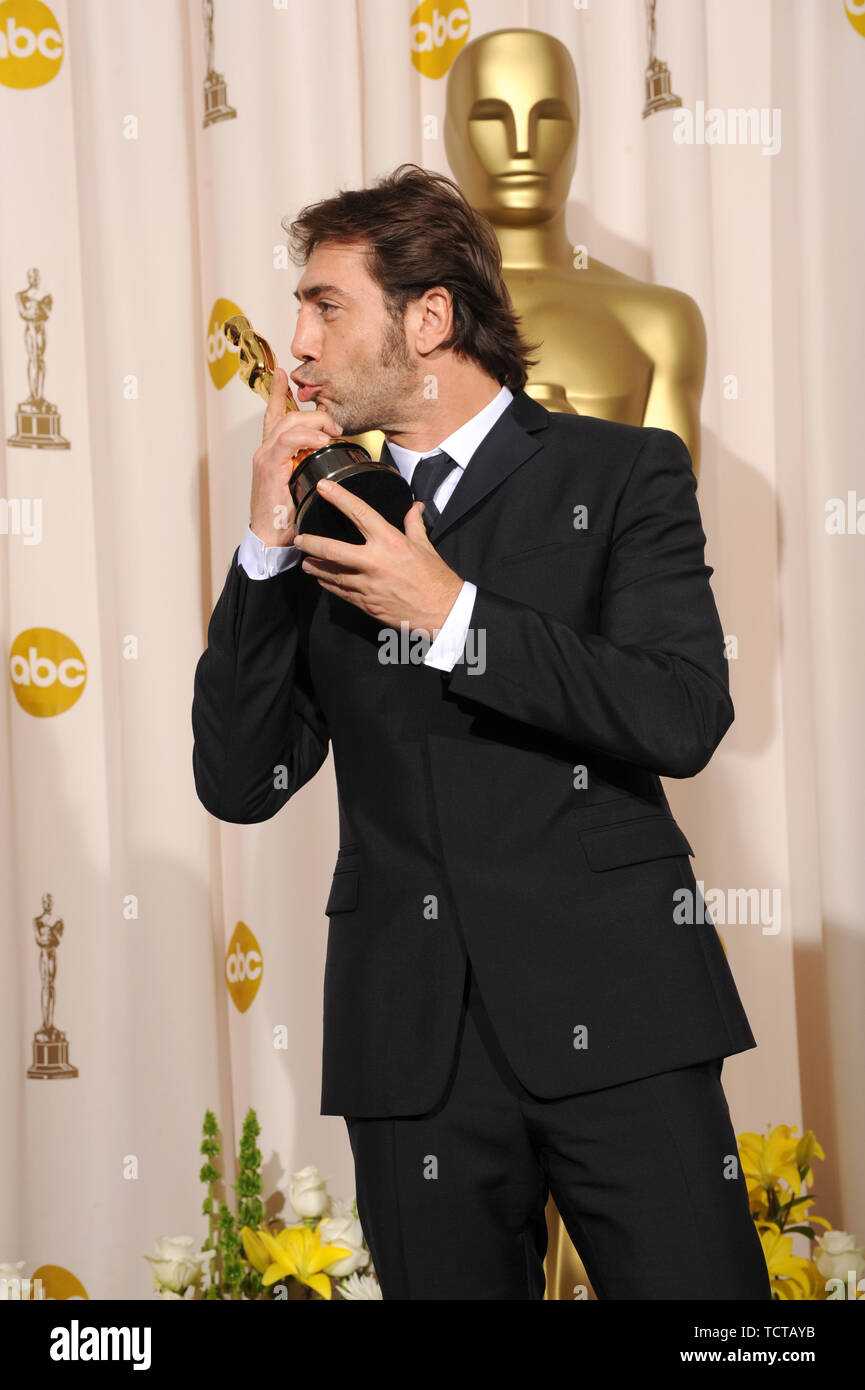 LOS ANGELES, CA. February 24, 2008: Javier Bardem at the 80th Annual ...