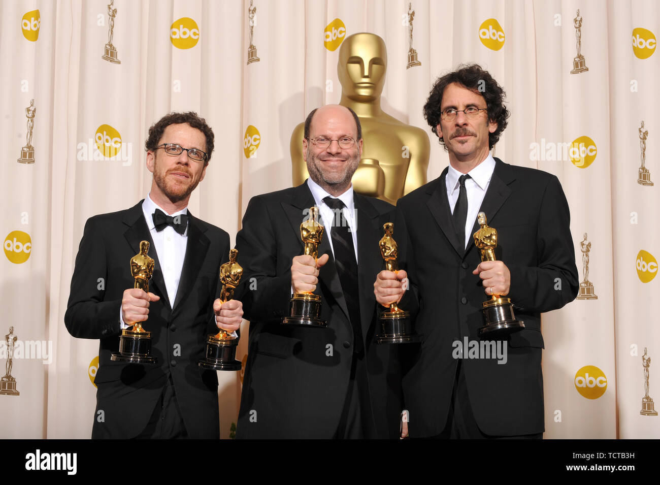 LOS ANGELES, CA. February 24, 2008: Joel Cohen & Ethan Cohen & Scott ...