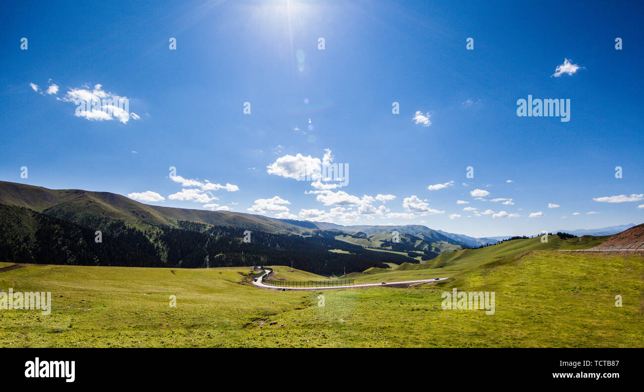 prairie scenery in xinjiang Stock Photo - Alamy