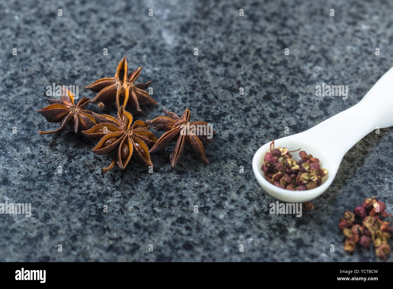 Edible spice seasonings Stock Photo - Alamy
