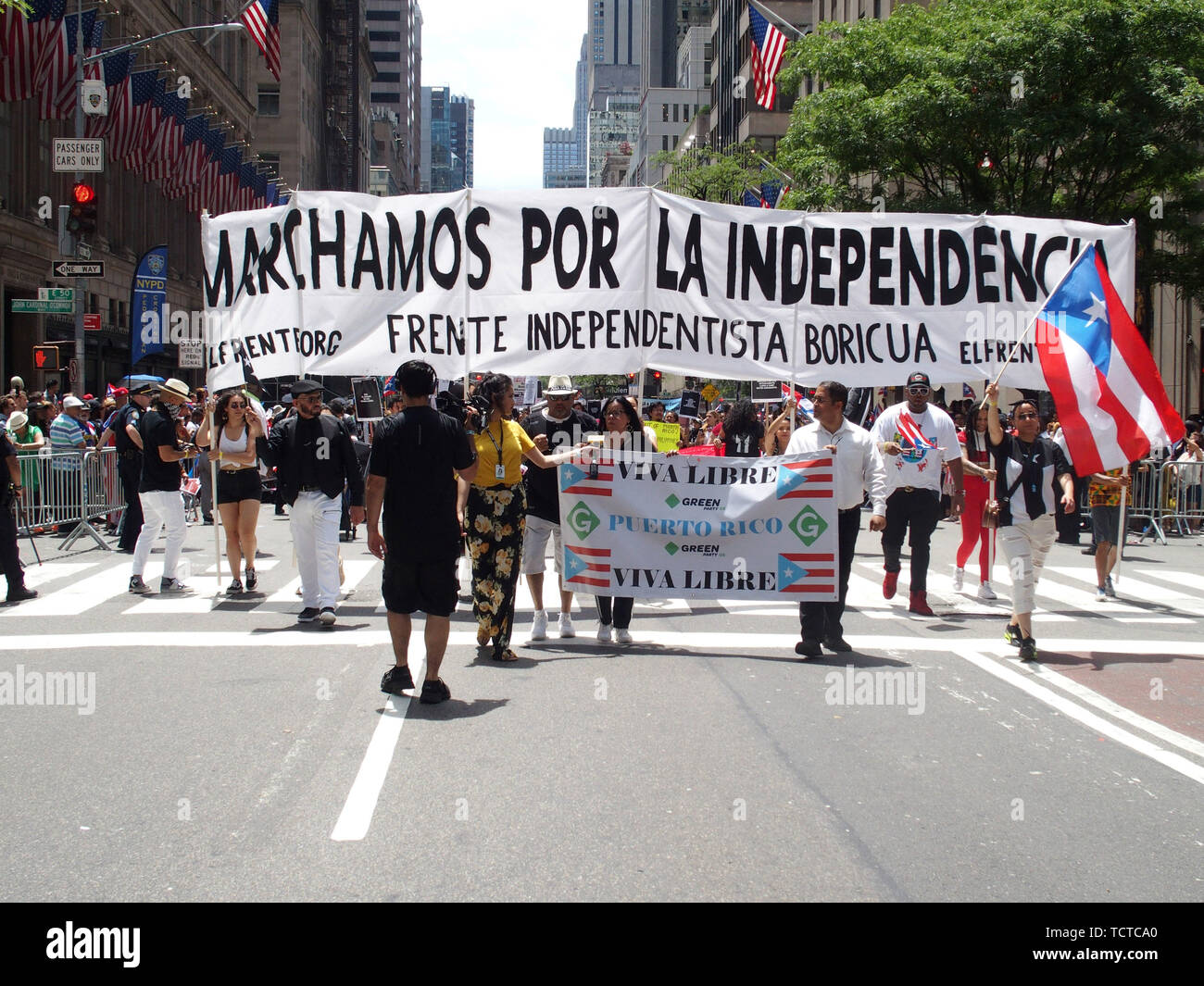 June 9, 2019 - New York, New York, U.S. - 62nd Puerto Rican Day Parade ...