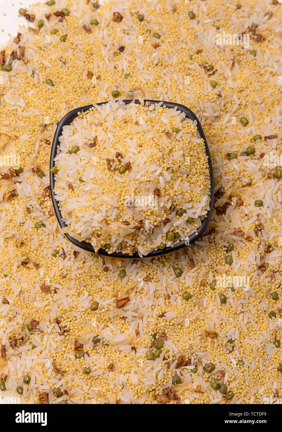 The millet on the table Stock Photo - Alamy