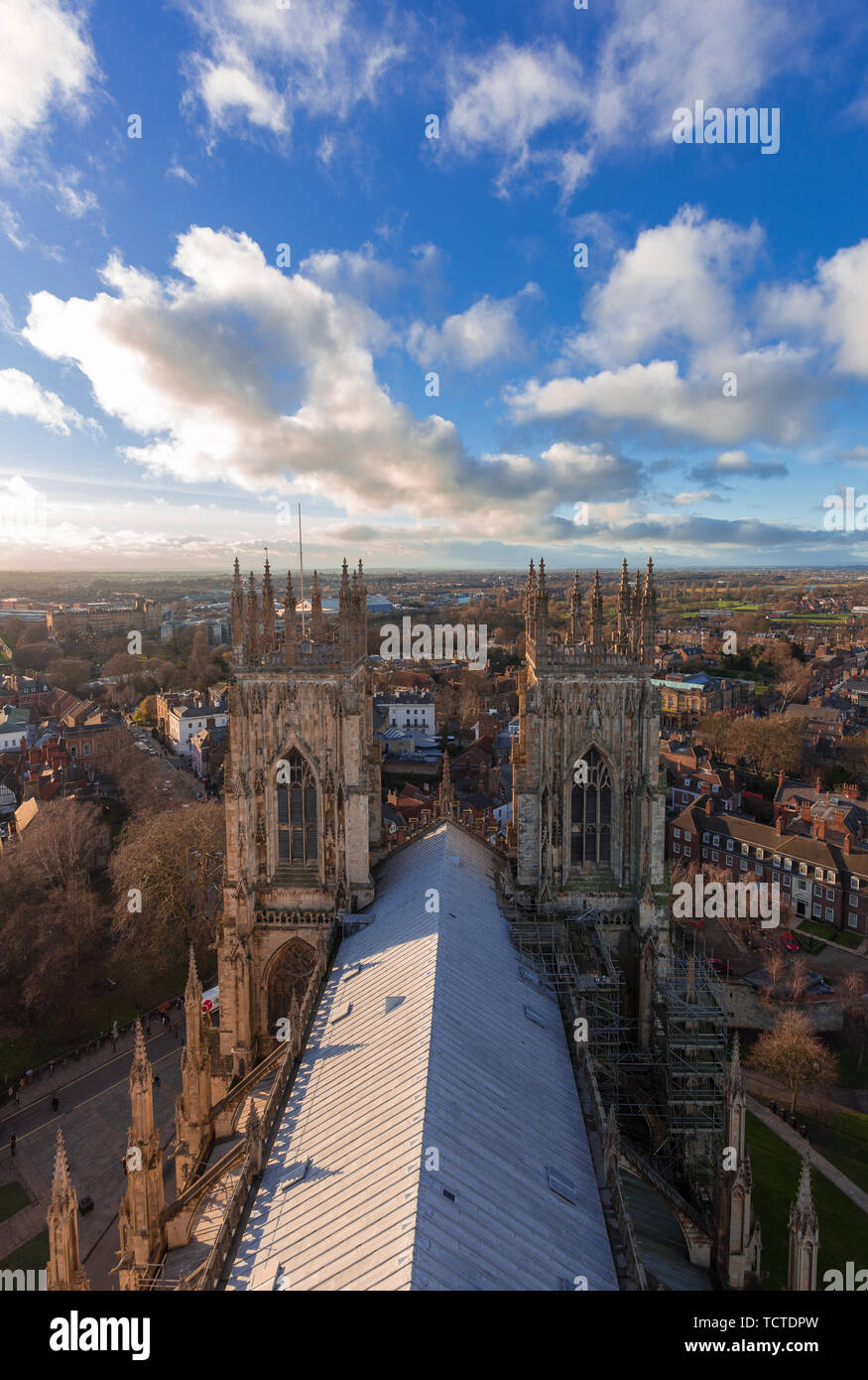 Climb up the central tower of York Cathedral and get a full view of the ...