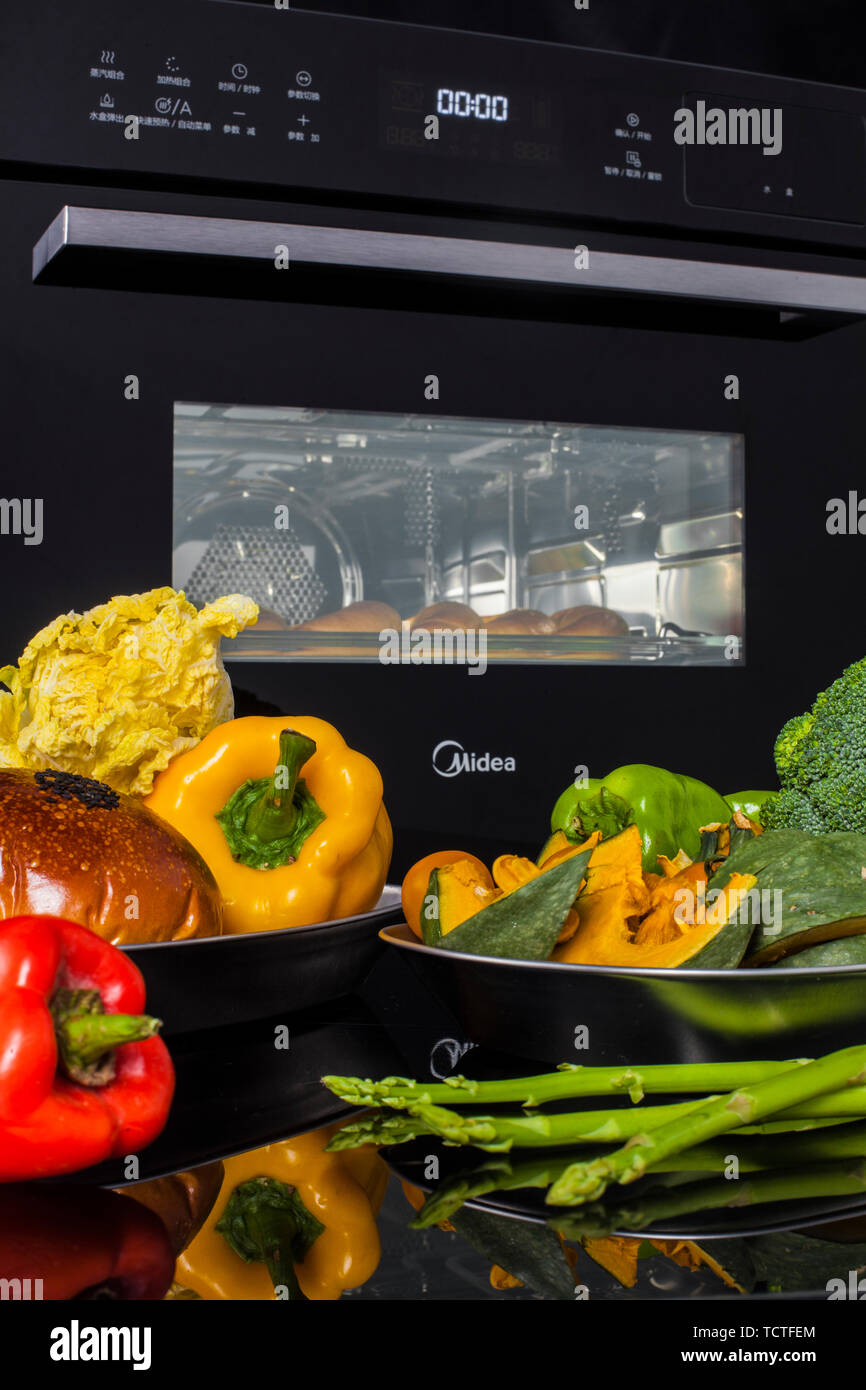 Beautiful electric oven Stock Photo - Alamy