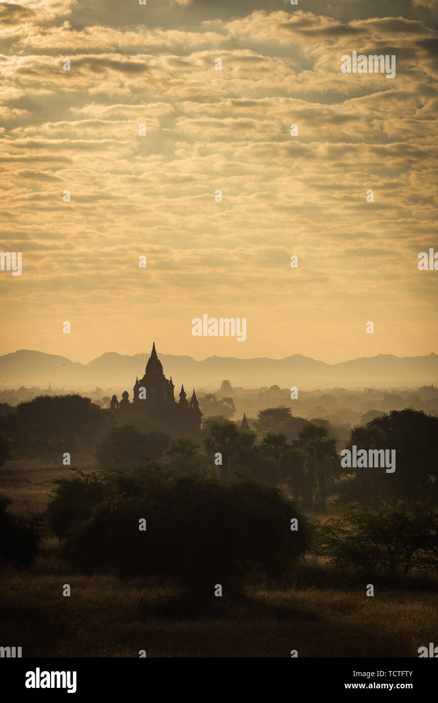 Landscape of Pagan pagoda, Myanmar Stock Photo - Alamy
