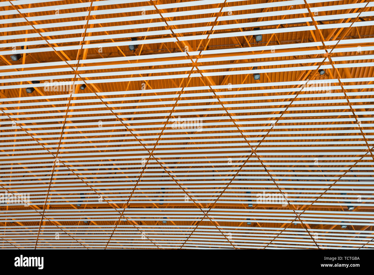 Part of the roof of Terminal T3 at Capital Airport Stock Photo - Alamy