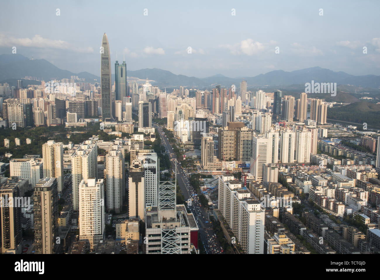Scenery of urban construction buildings in Shenzhen, China Stock Photo ...