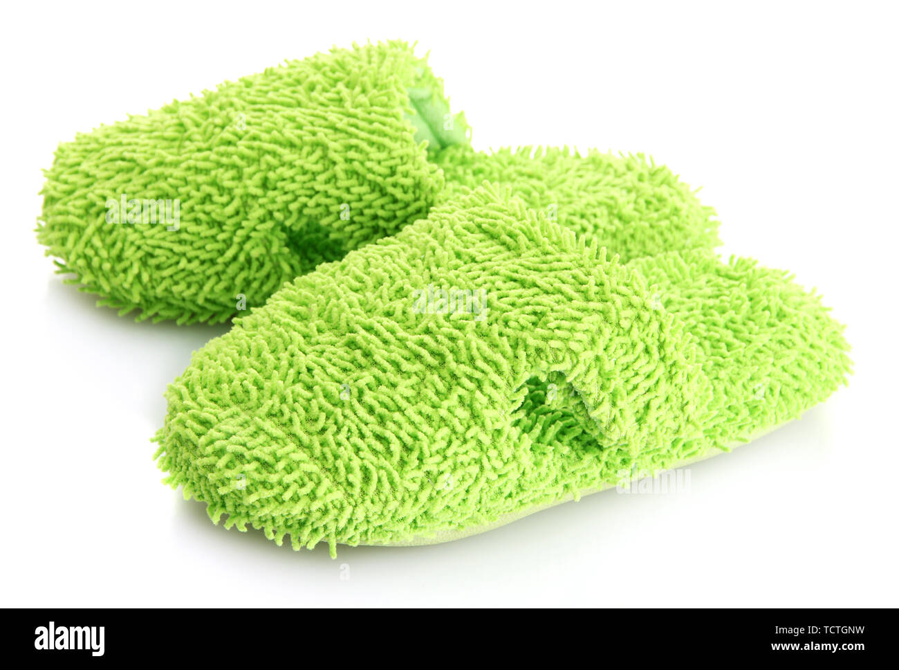 bright slippers, isolated on white Stock Photo - Alamy