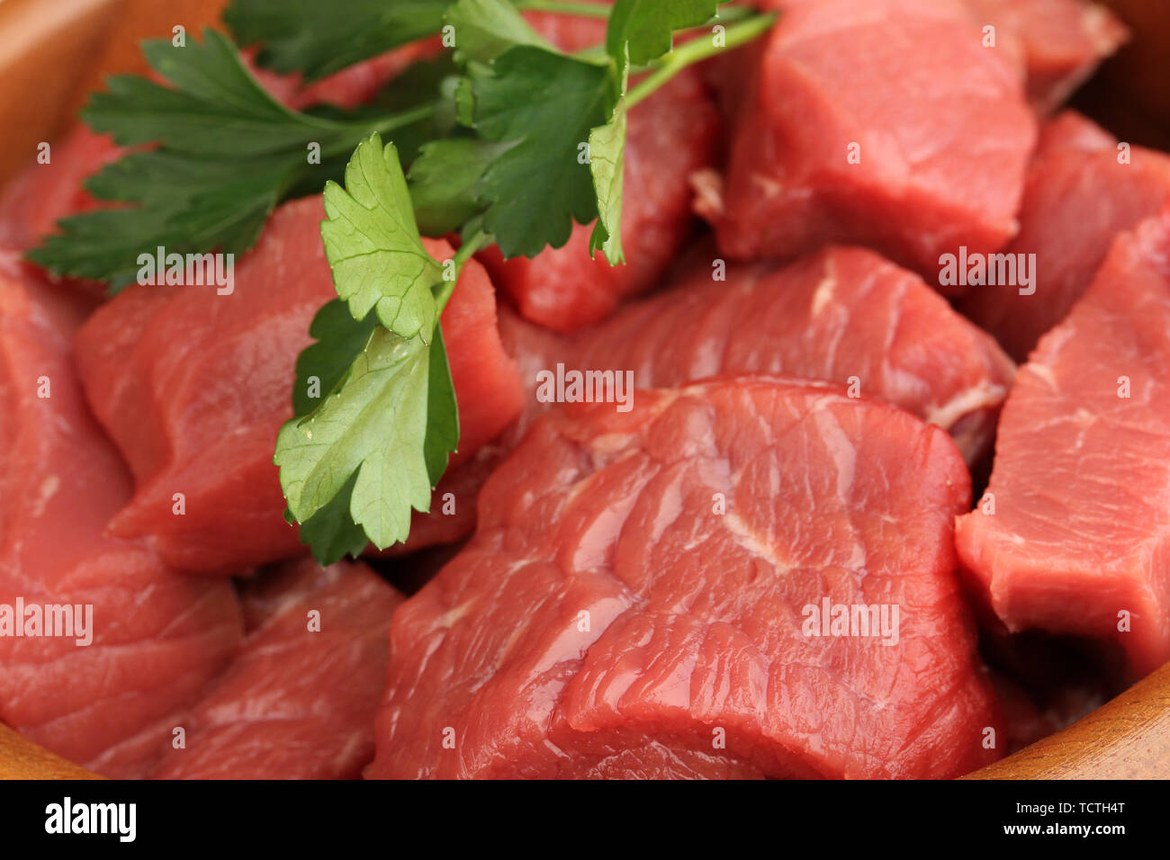 Raw beef meat close up Stock Photo - Alamy