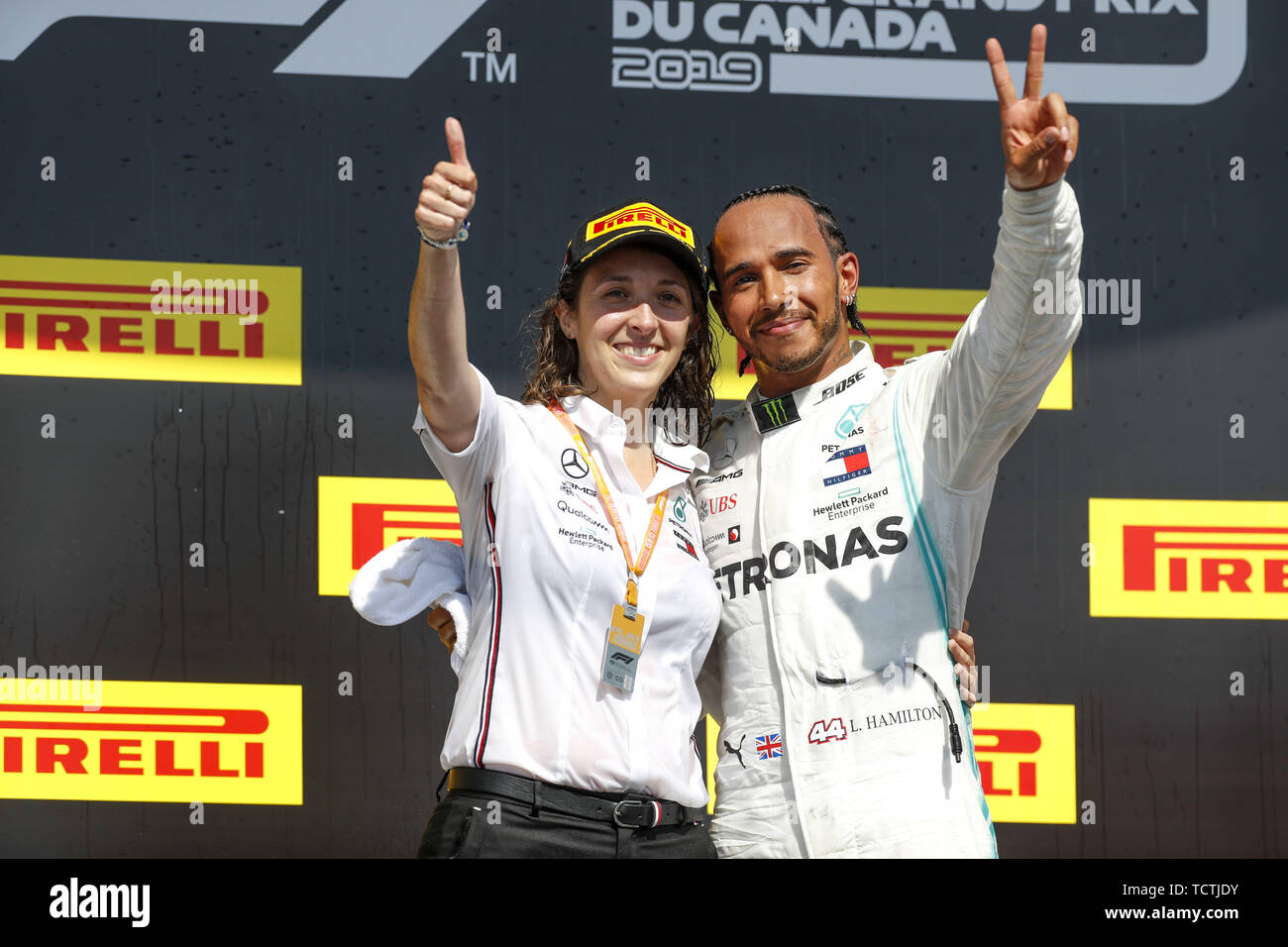 Motorsports: FIA Formula One World Championship 2019, Grand Prix of Canada, Marga Torres, #44 ...