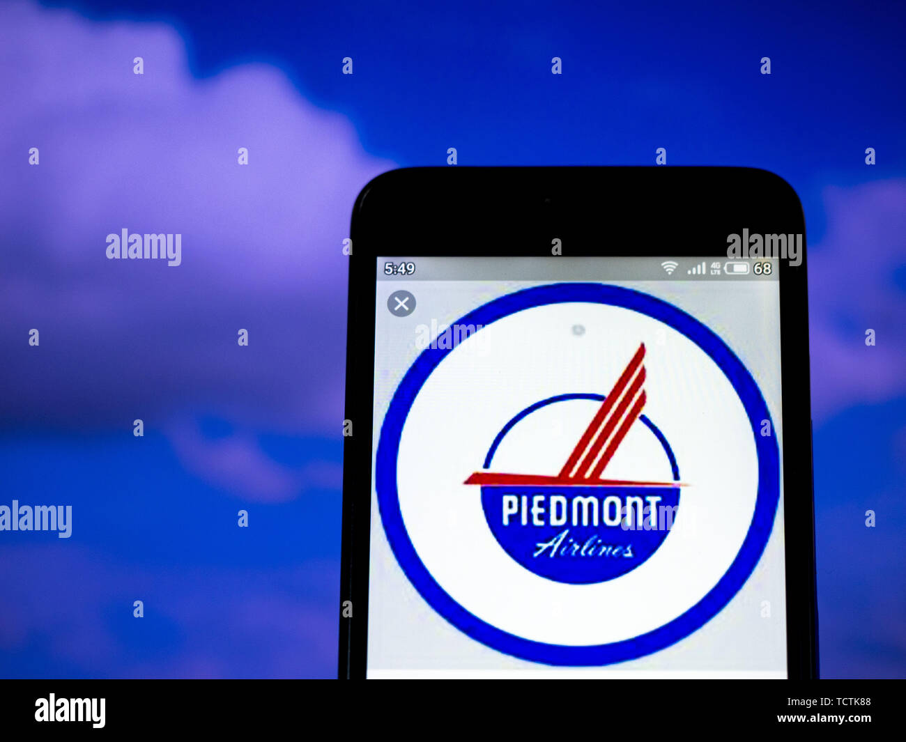 Kiev, Ukraine. 9th June, 2019. In this photo illustration the Piedmont ...