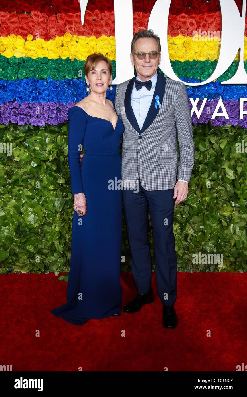 New York, USA. 9th June, 2019. Robin Dearden, Bryan Cranston at ...