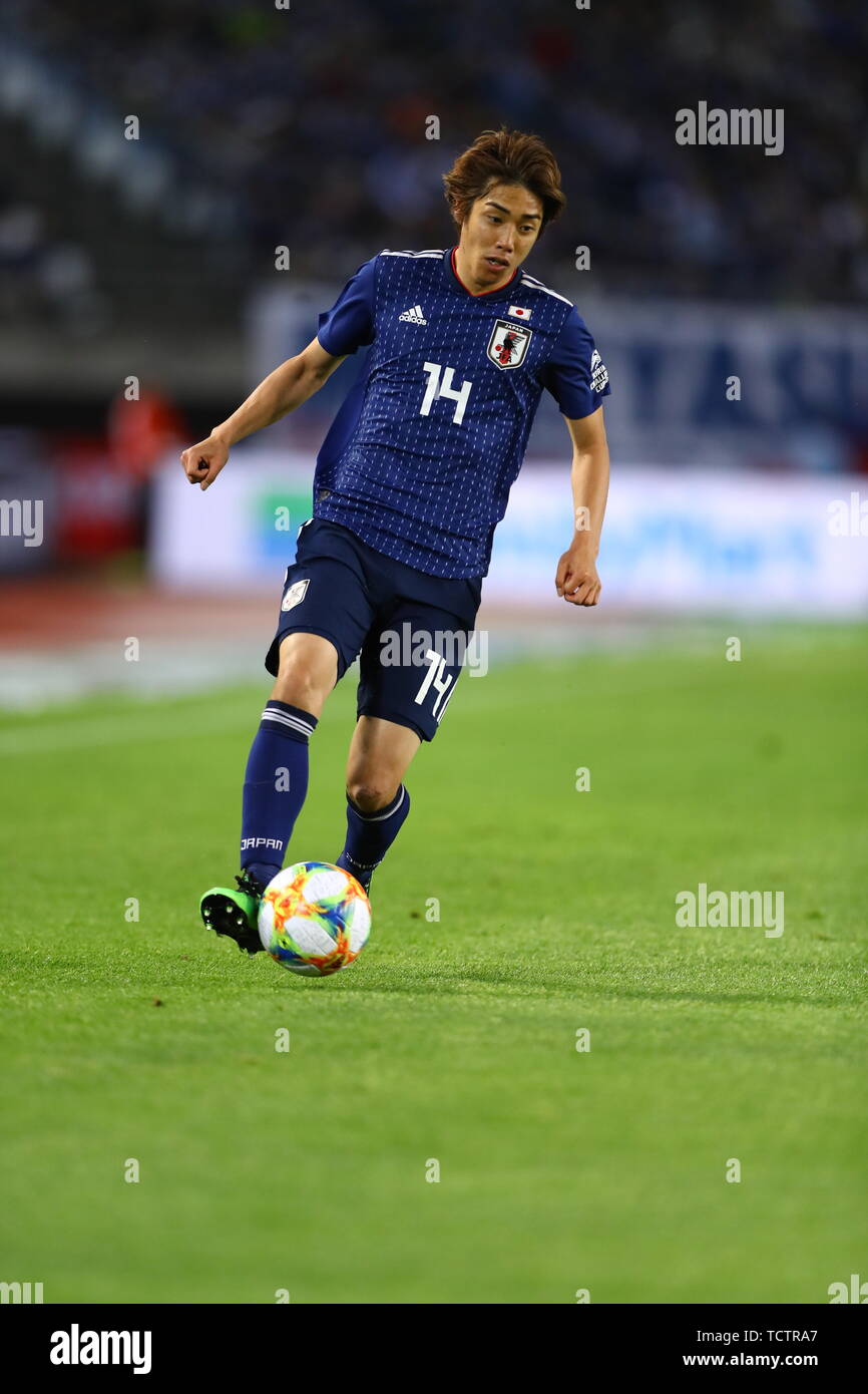 Japan's Junya Ito during the KIRIN Challenge Cup 2019 match between ...