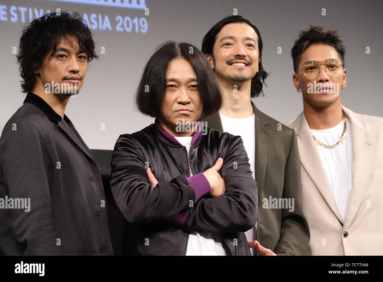 Tokyo, Japan. 8th June, 2019. (L-R) Japanese actor Takumi Saito ...