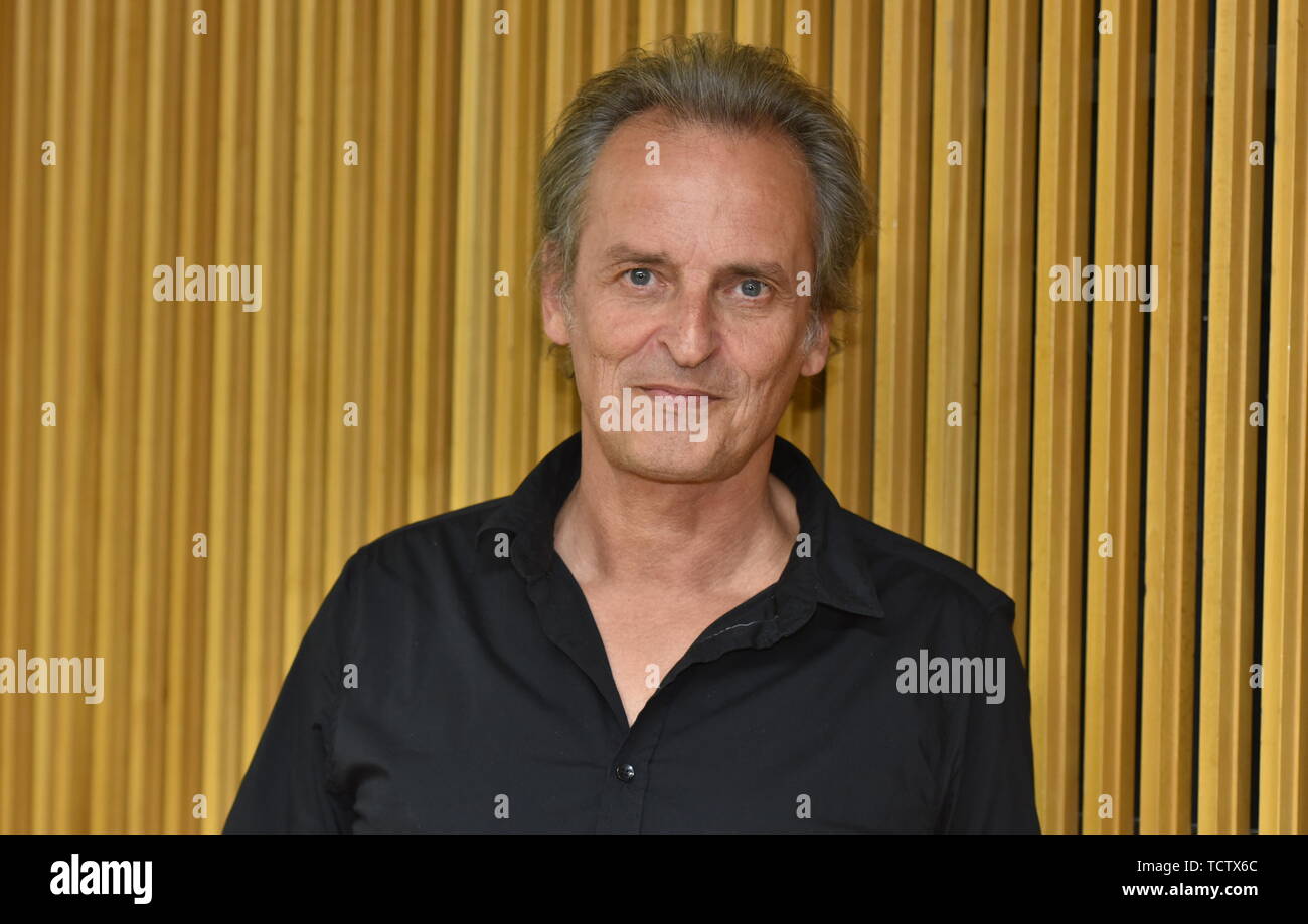 Cologne, Germany. 09th June, 2019. The pianist Mike Herting is at the ...