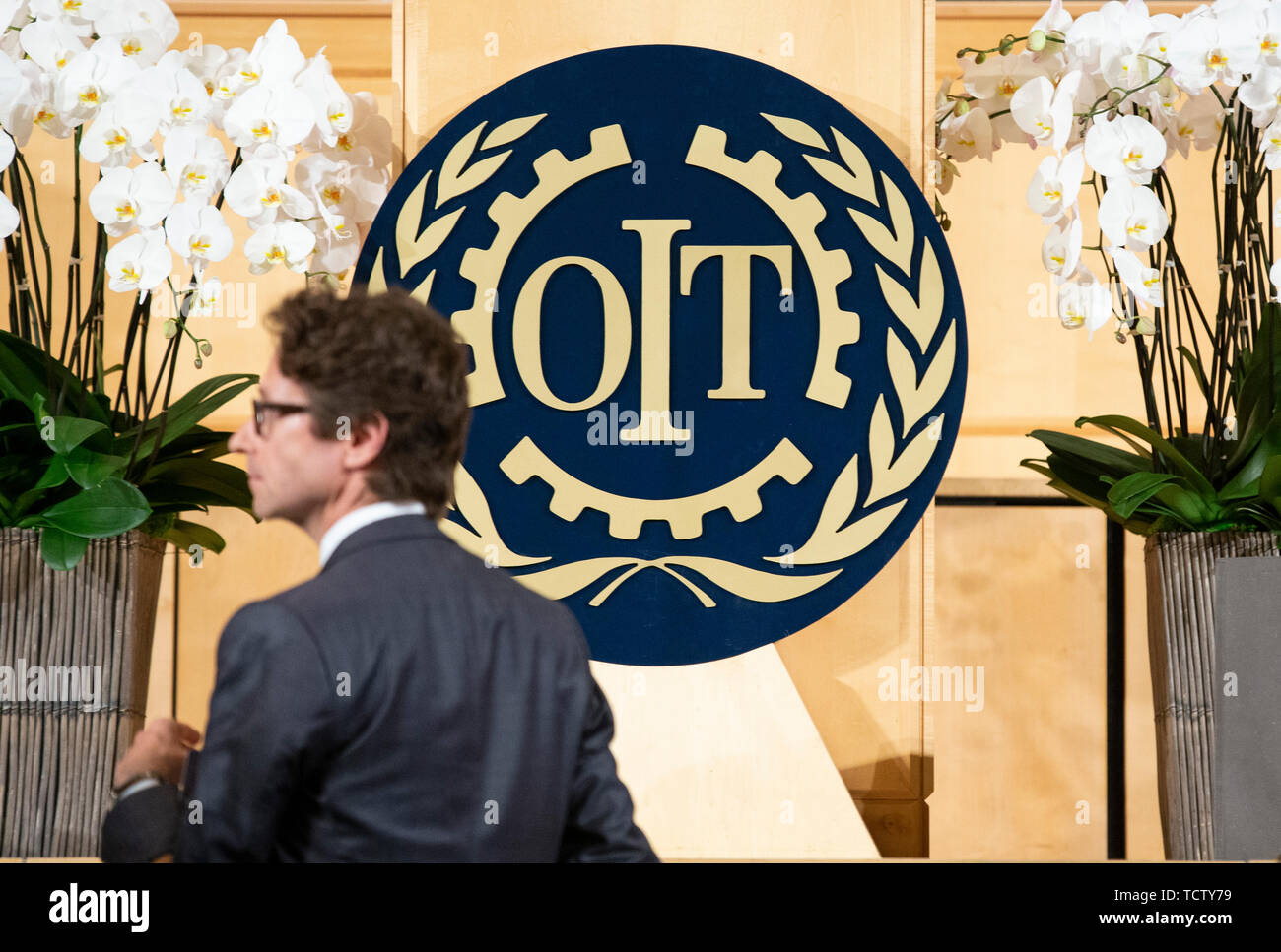 Ilo international labour organization logo hi-res stock photography and ...