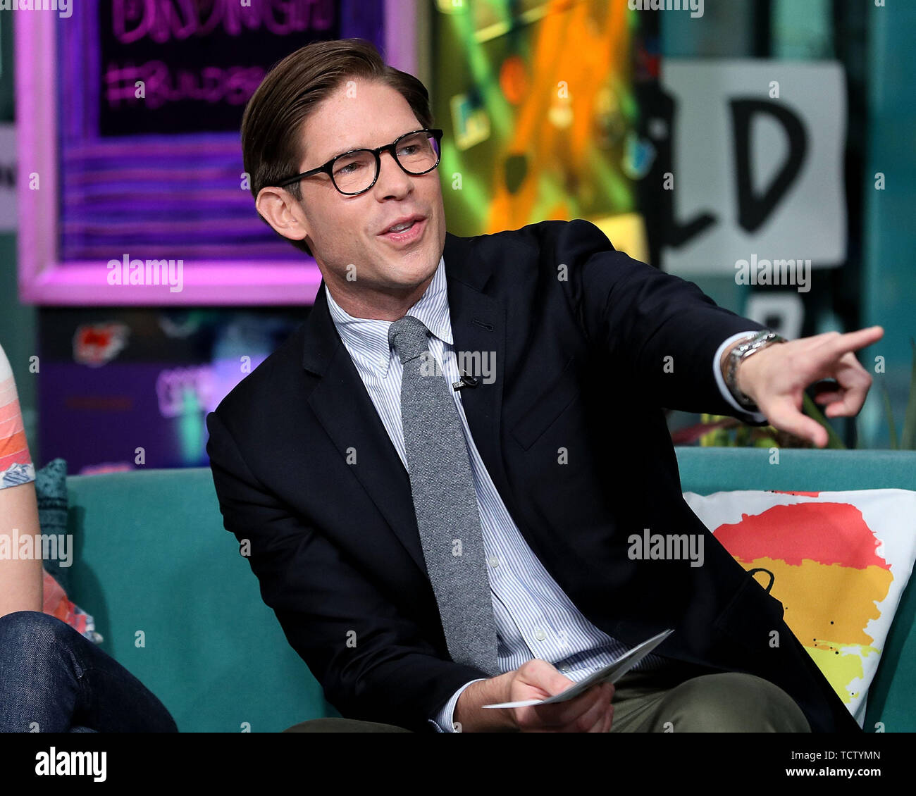 New York, USA. 10 June, 2019. Frank DiLella at the BUILD Brunch Show ...