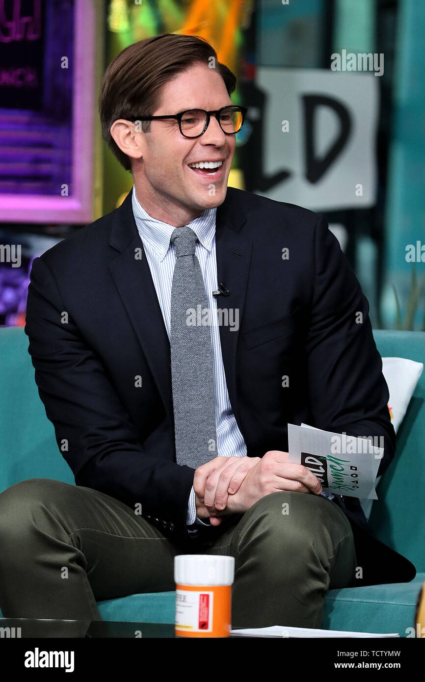 New York, USA. 10 June, 2019. Frank DiLella at the BUILD Brunch Show ...