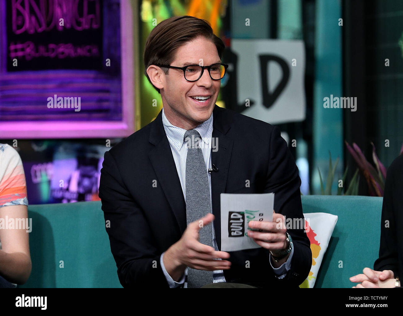 New York, USA. 10 June, 2019. Frank DiLella at the BUILD Brunch Show ...