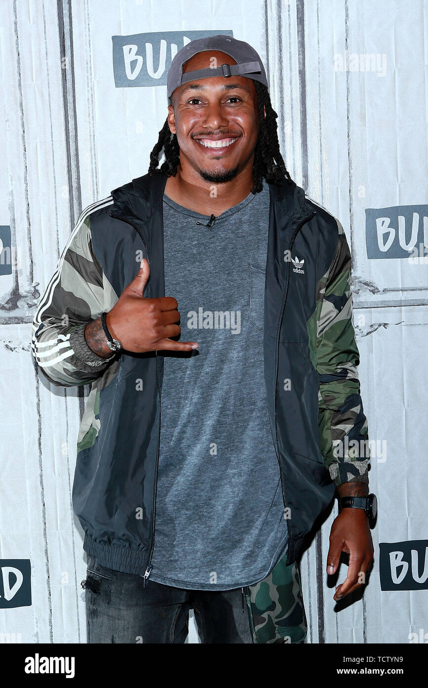 New York, USA. 10 June, 2019. Trent Shelton at the BUILD Brunch Show ...