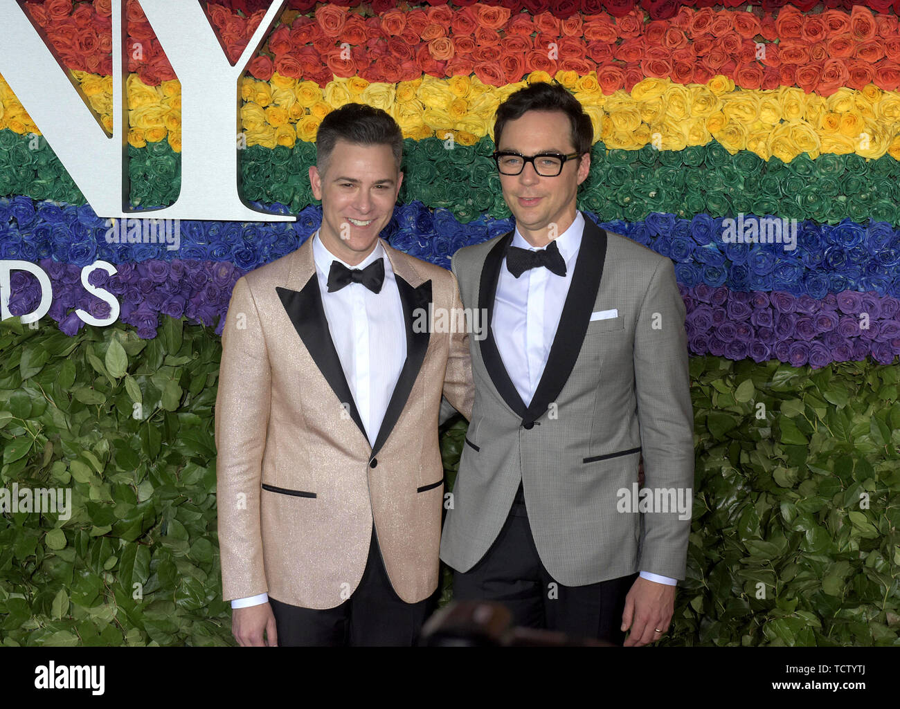 NEW YORK, NEW YORK - JUNE 09: Jim Parsons, Todd Spiewak attend the 73rd ...