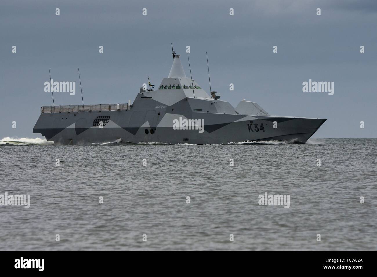 Visby class stealth corvette k34 hi-res stock photography and images ...
