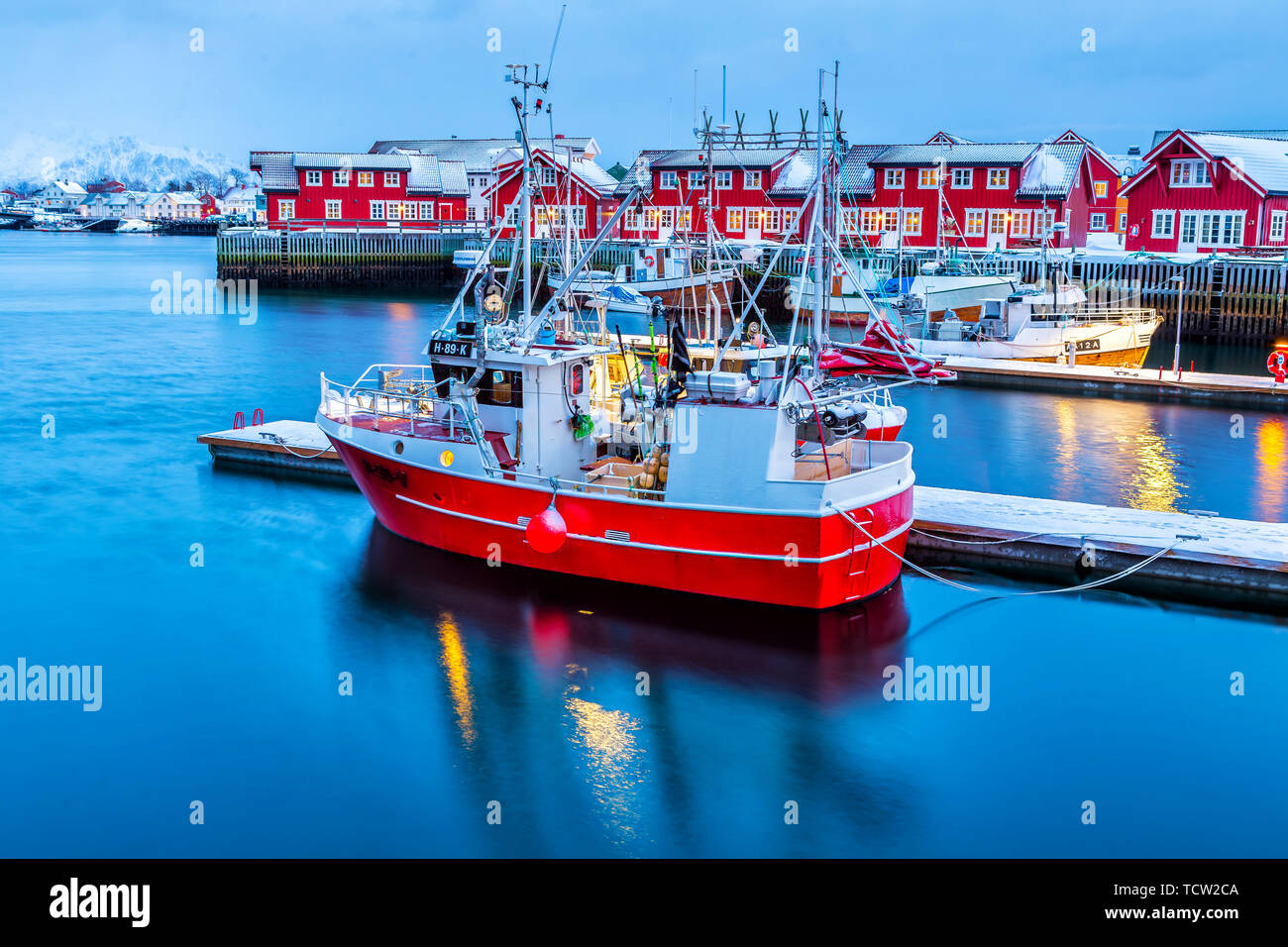 Norway: Winter in Swalwell, Roverton Islands Stock Photo - Alamy