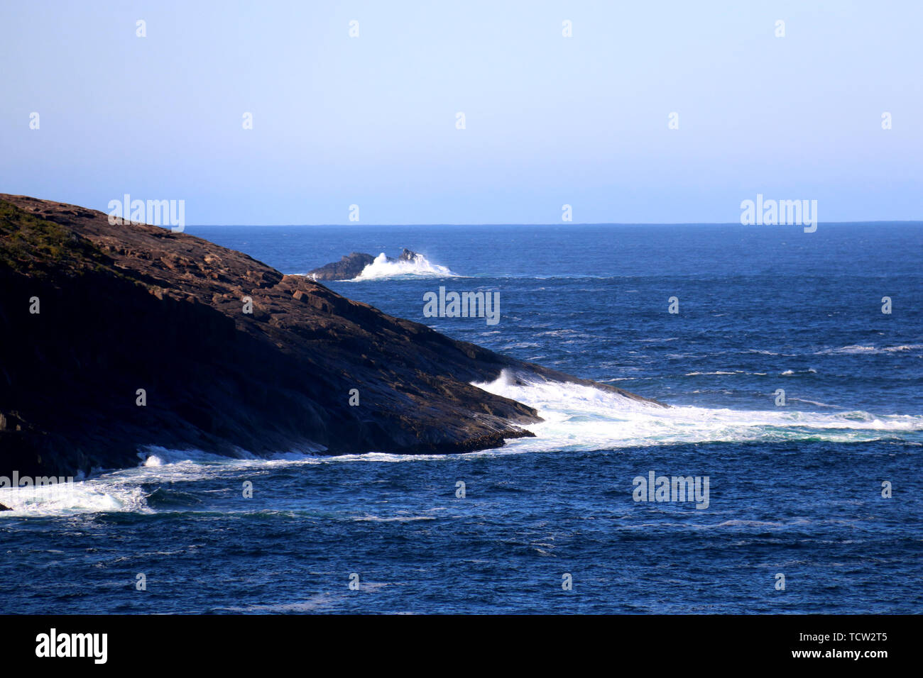 A choppy bay Stock Photo - Alamy