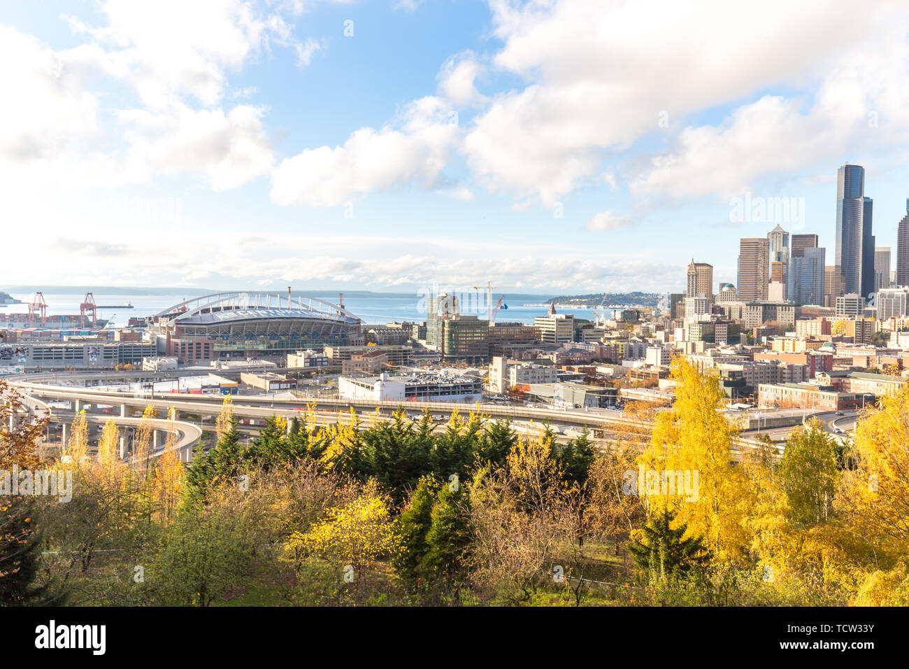 Cityscape and skyline of seattle Stock Photo - Alamy