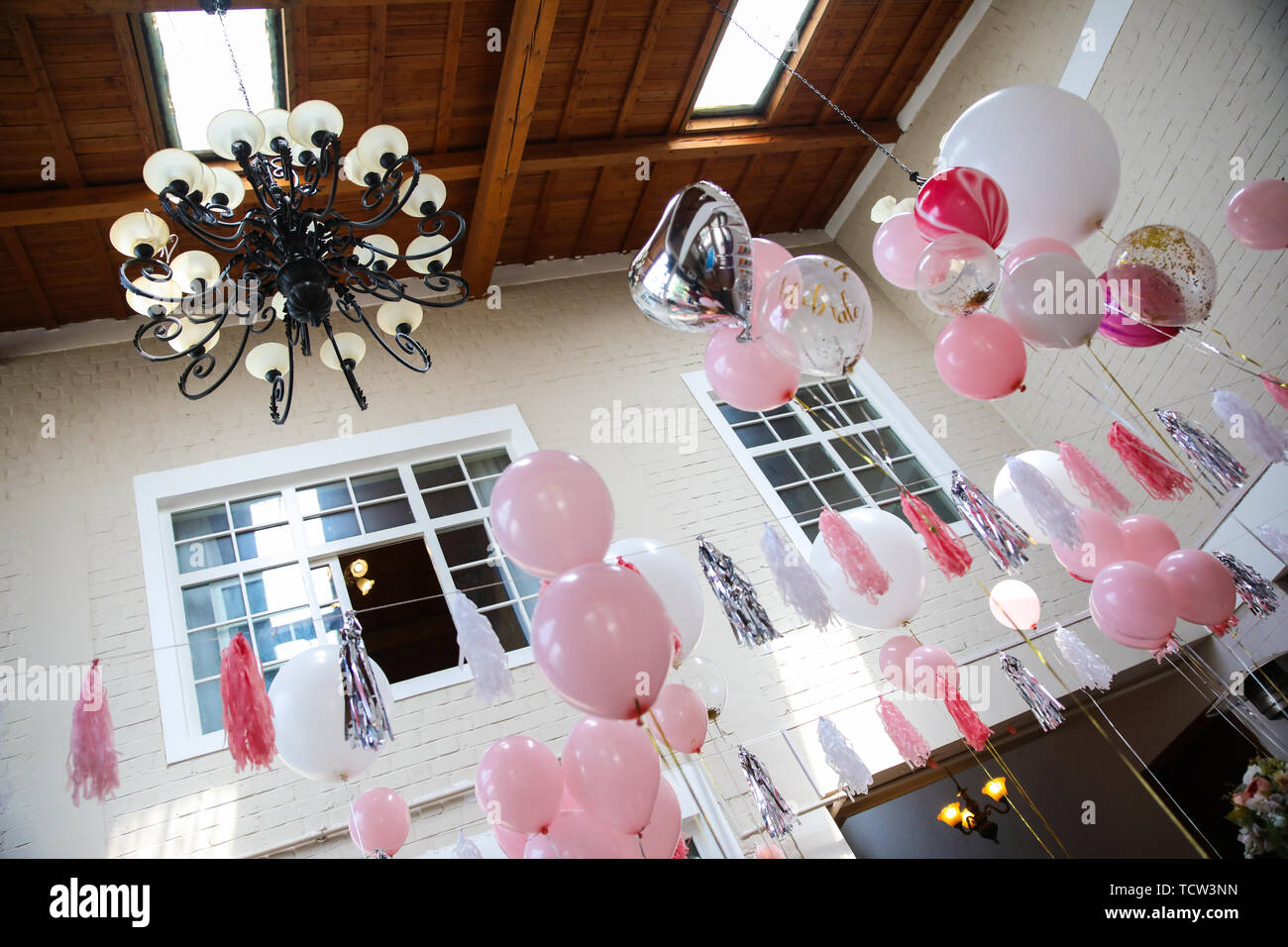 Birthday or wedding party Stock Photo - Alamy
