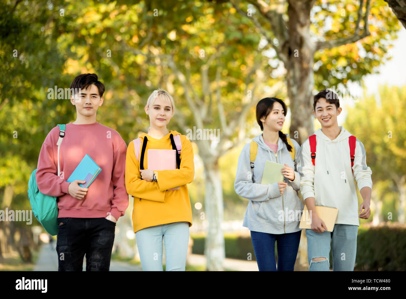 Campus walk china old hi-res stock photography and images - Alamy