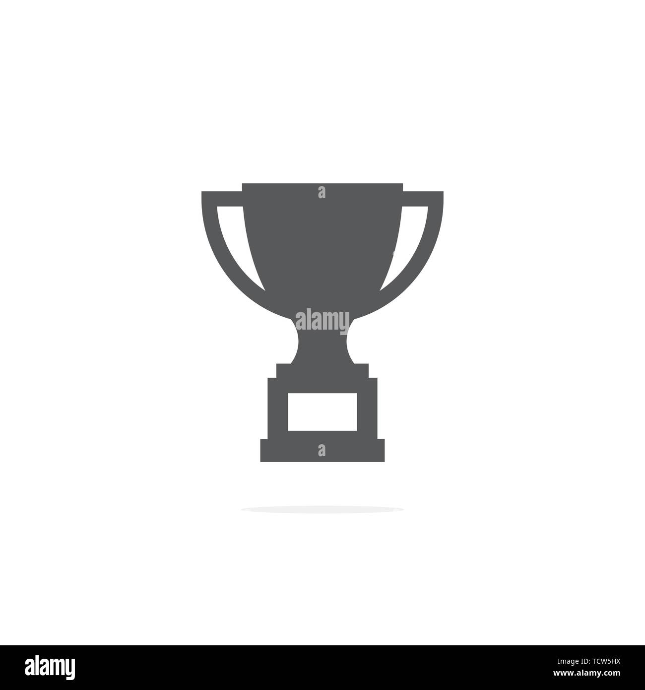 Trophy win cup icon on Stock Vector Images - Alamy