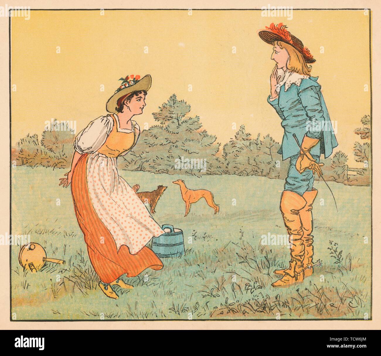 Randolph caldecott nursery hi-res stock photography and images - Alamy