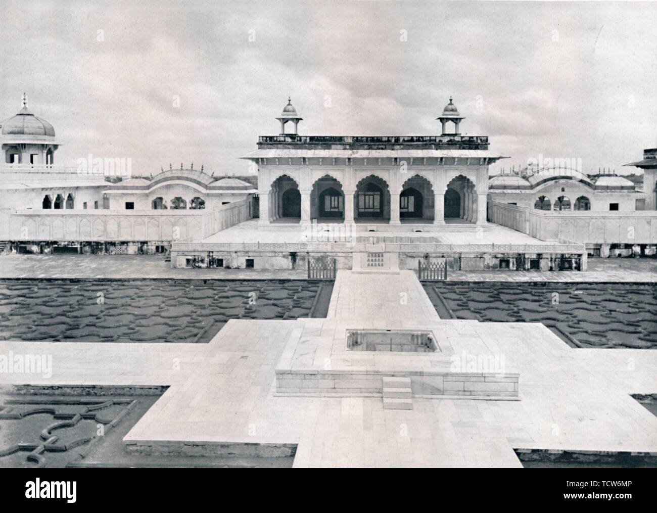 'Agra. The Khas Mahal and Zenana', c1910. Creator: Unknown Stock Photo ...