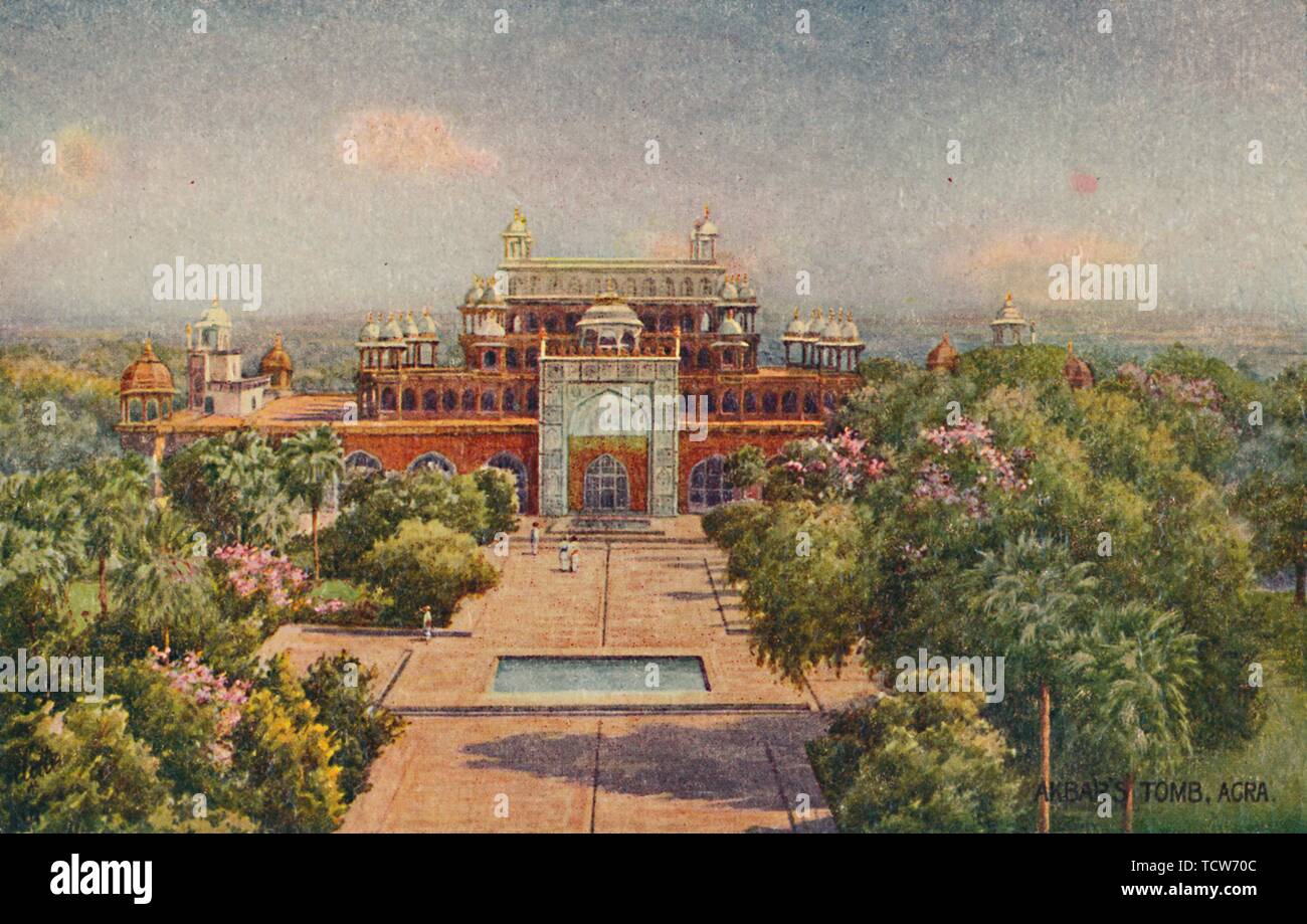 Akbar tomb agra hi-res stock photography and images - Alamy