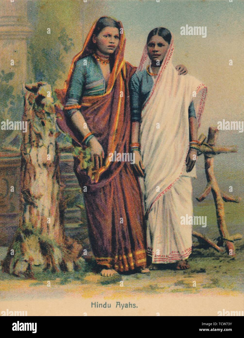 'Hindu Ayahs', c1910. Creator: Unknown Stock Photo - Alamy