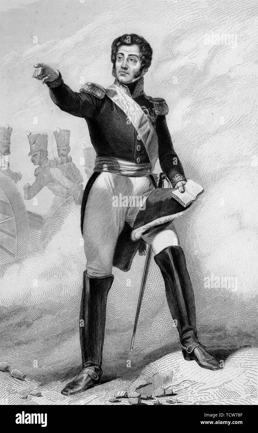 Gabriel Jean Joseph Molitor, 1804, (1839). Creator: Leclerc Stock Photo ...