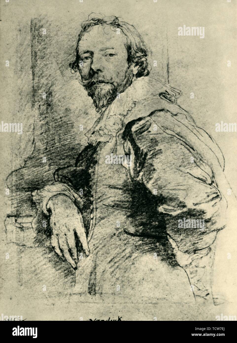 'Portrait of Adam de Coster', 1627-1635, (1943). Creator: Anthony van ...