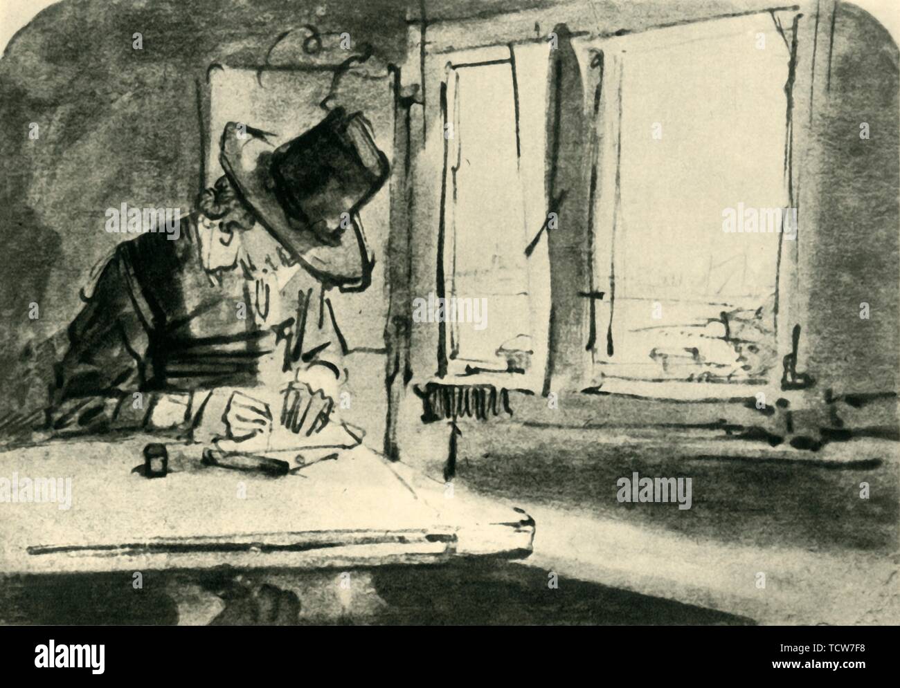 Rembrandt Ink Drawings