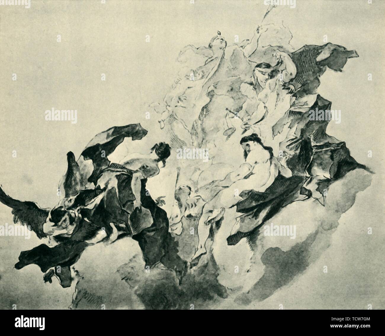 Allegory of Faith, Justice and Painting, 1758-1759, (1943). Creator ...