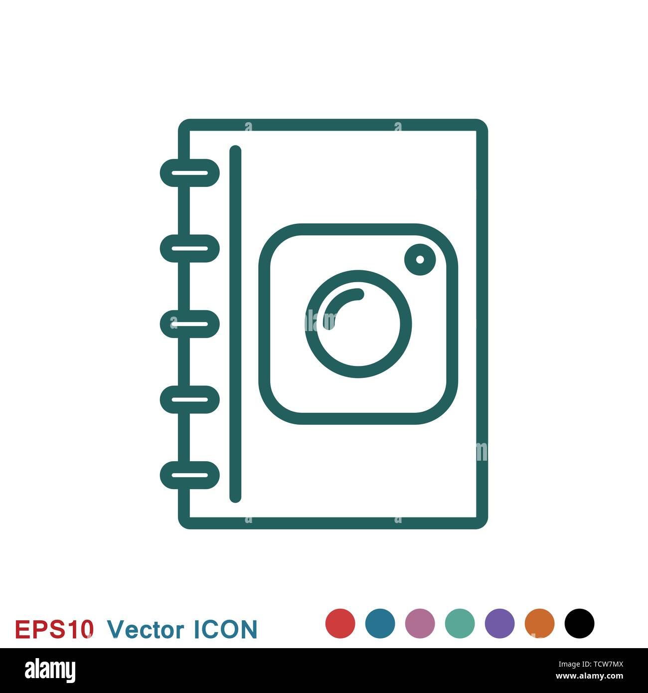 Photobook Stock Vector Images - Alamy